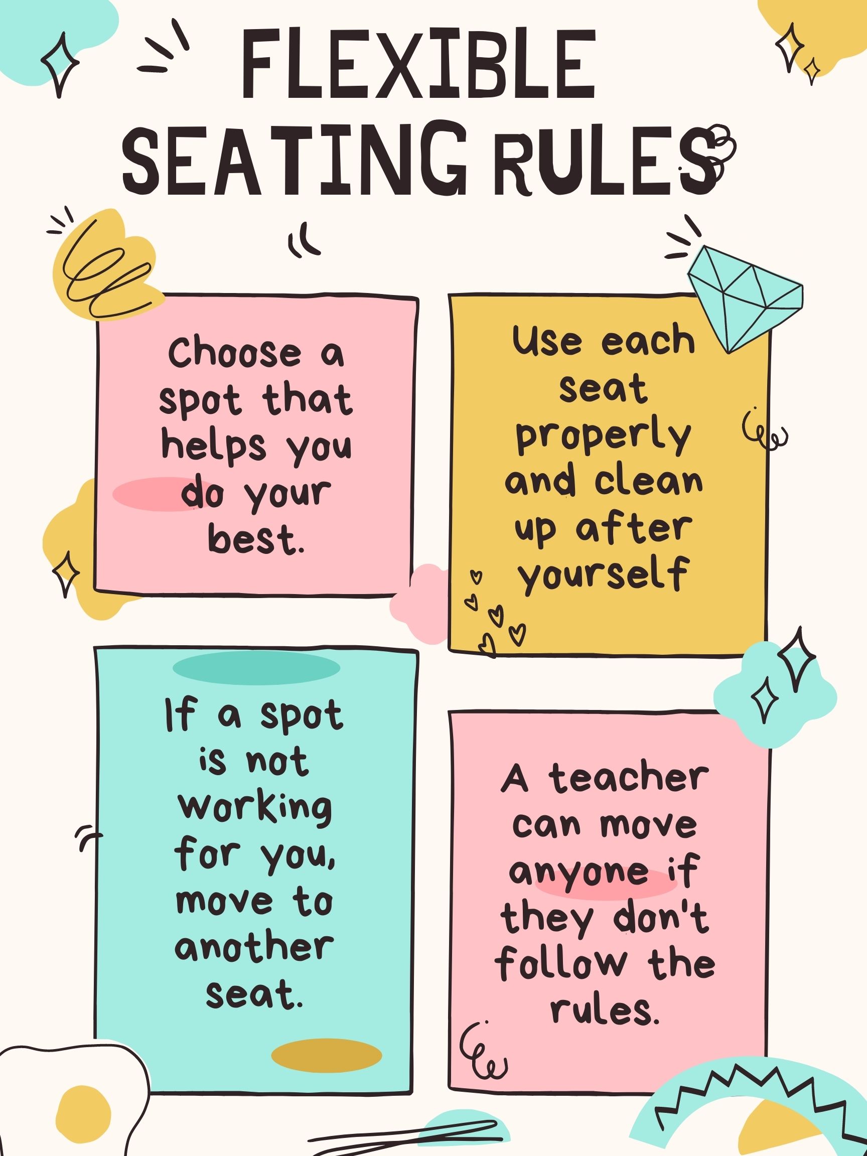 4 Flexible Seating Rules For Classrooms A Tutor