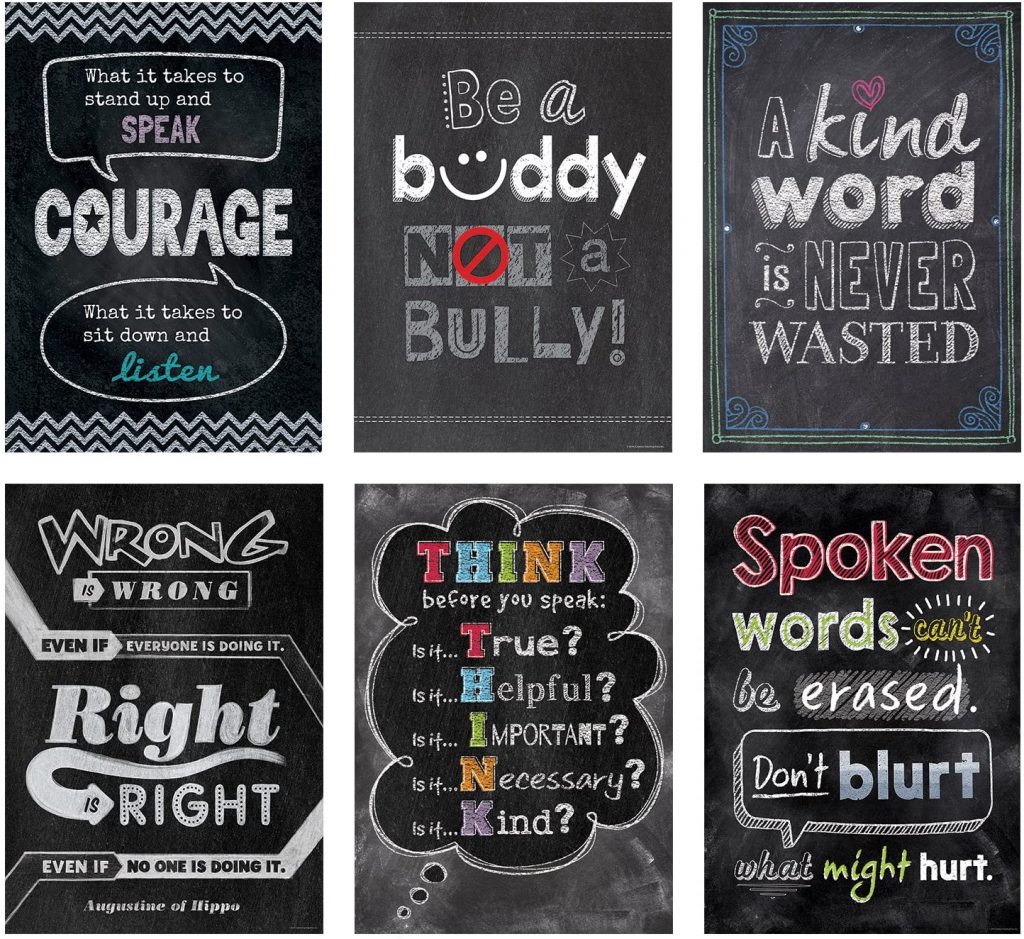 10 Anti Bullying Posters for Classroom Walls - A Tutor
