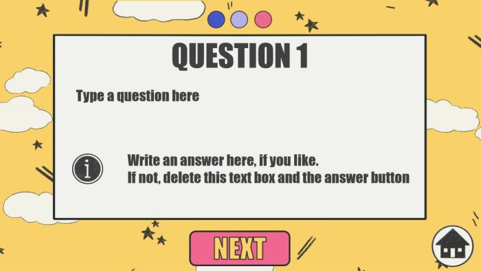 Mystery Box Game Template - A Tutor